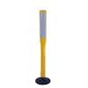 Three D Traffic Works 36 in. Yellow Flat Delineator Post and Base with ...
