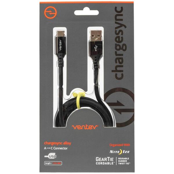 Ventev Alloy C with Nite Ize Gear Tie 237410 - The Home Depot