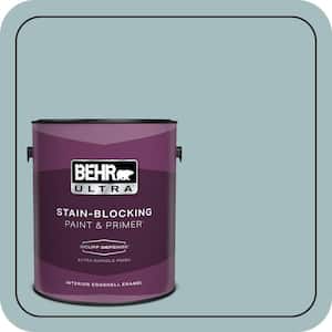 BEHR MARQUEE 1 gal. #PPU13-13 Oslo Blue Semi-Gloss Enamel Exterior ...
