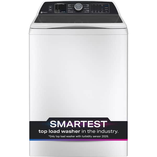 GE Profile 5.4 cu. ft. High-Efficiency Smart Top Load Washer in Diamond ...