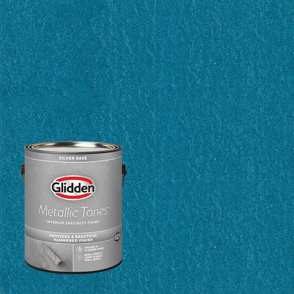 GLIDDEN METALLIC TONES 1 gal. MTL113 Abundant Blue Metallic Interior ...