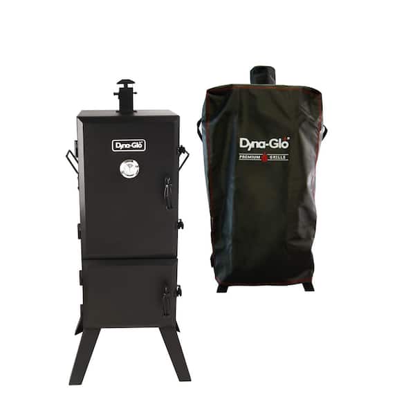 Dyna-Glo 22 in. Vertical Charcoal Smoker in Black with Premium Vertical ...