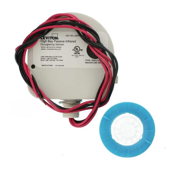 Leviton 480-Volt Passive Infrared Fixture Mount High Bay Occupancy ...
