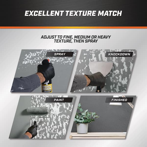 DAP Spray Texture 25 oz. Knockdown Water Based 2 in.1 Wall and Ceiling ...