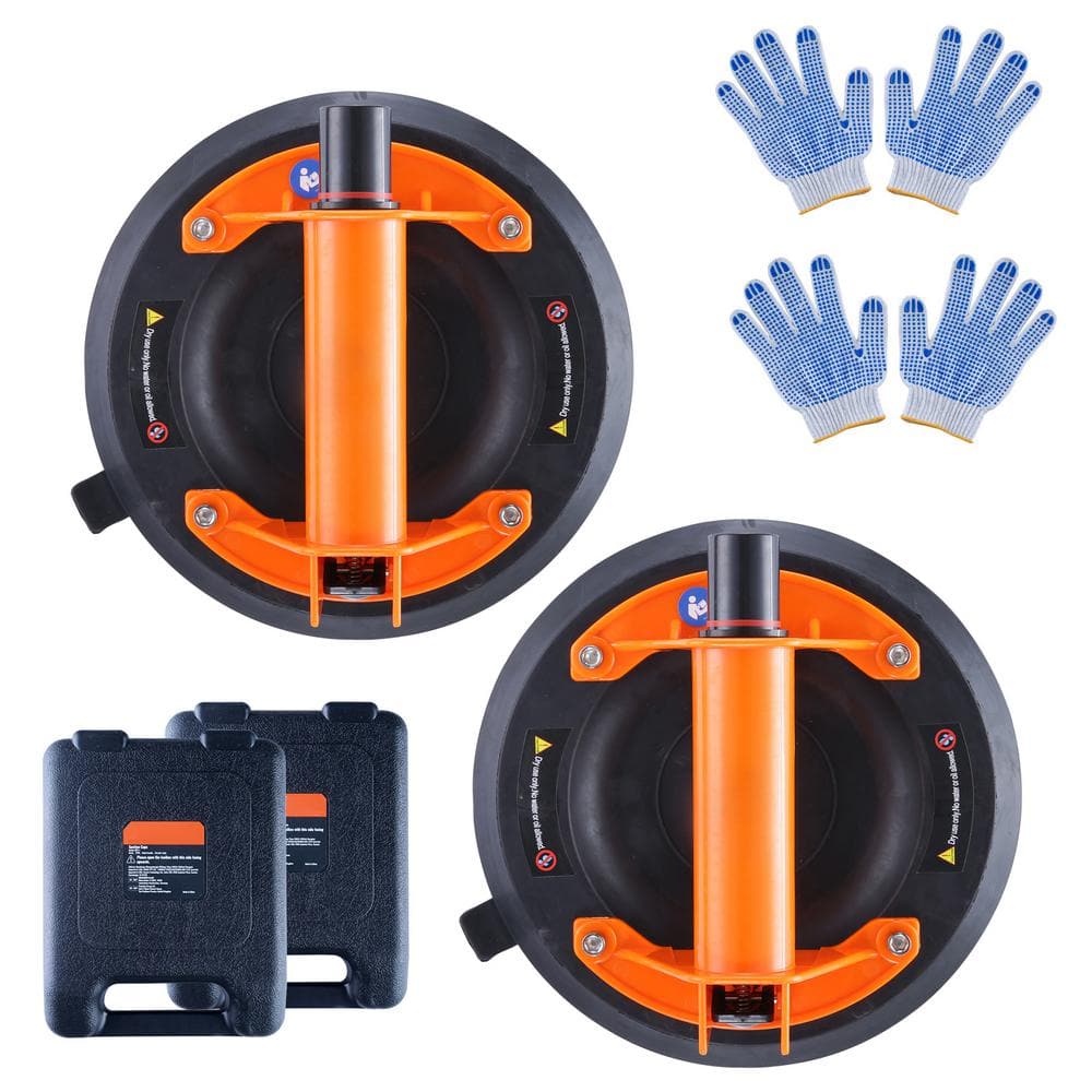 SKYSHALO Glass Suction Cup, 8 in. 2 Pack 615 lbs. Load Capacity, for ...