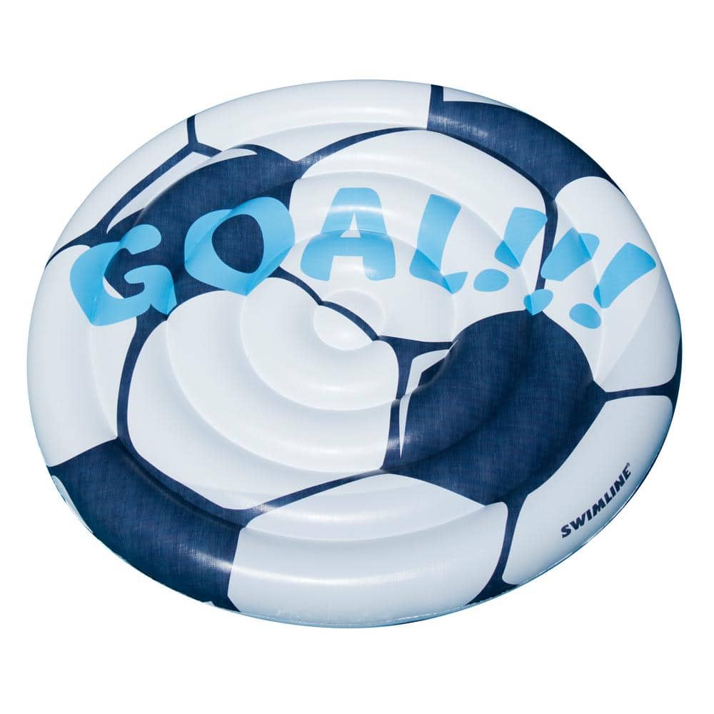 Swimline Soccer Ball Extra Large Island Pool Float 90531 - The Home Depot