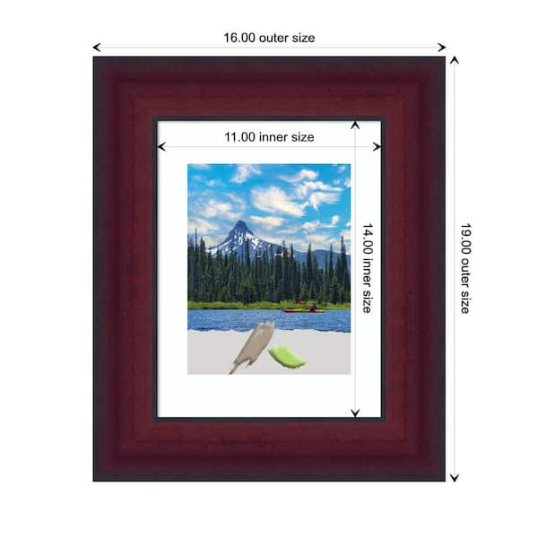 11x14 Poster Frame Barnwood Picture Frames | 11x14 Inch Reclaimed Wood