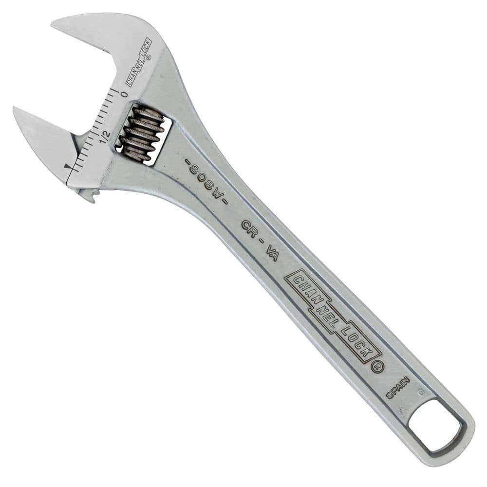 Channellock 6 in. Adjustable Wrench 806W - The Home Depot