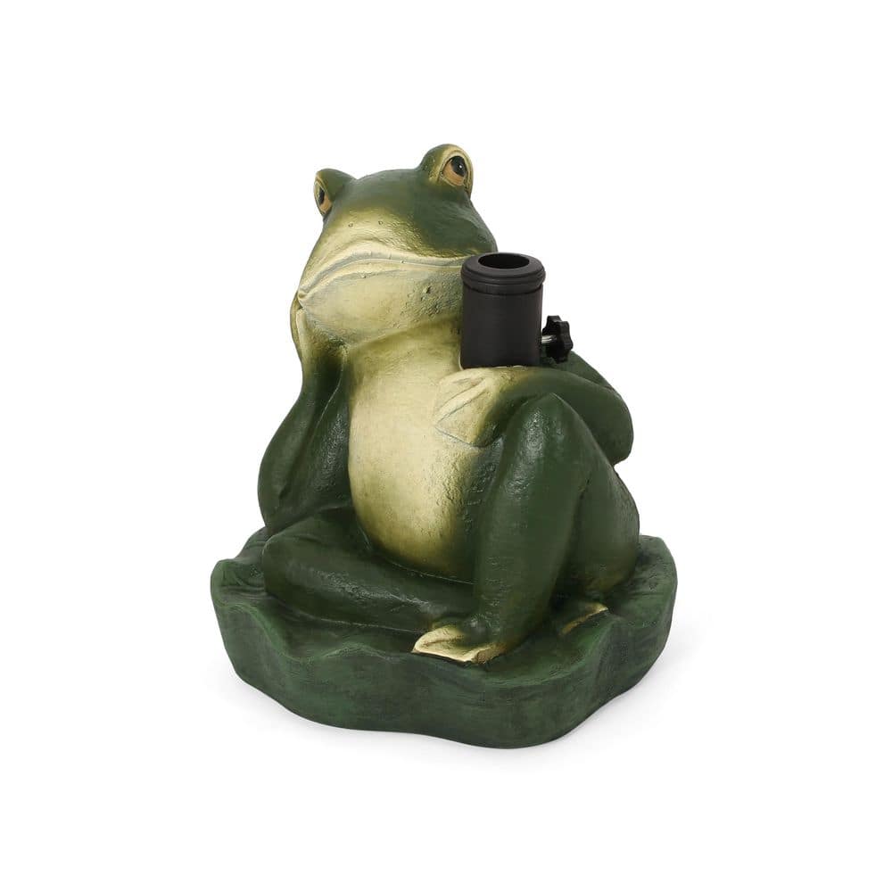 Flynama 59.48 lbs. Frog Patio Umbrella Base in Green JY-67765.00GRN ...