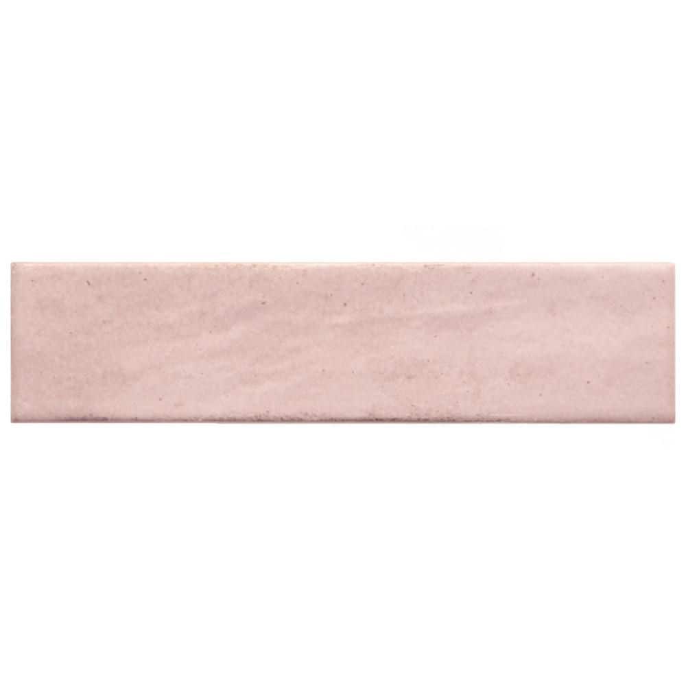 Merola Tile Tribeca Studio Tea Rose 2 in. x 10 in. Porcelain Wall Take ...