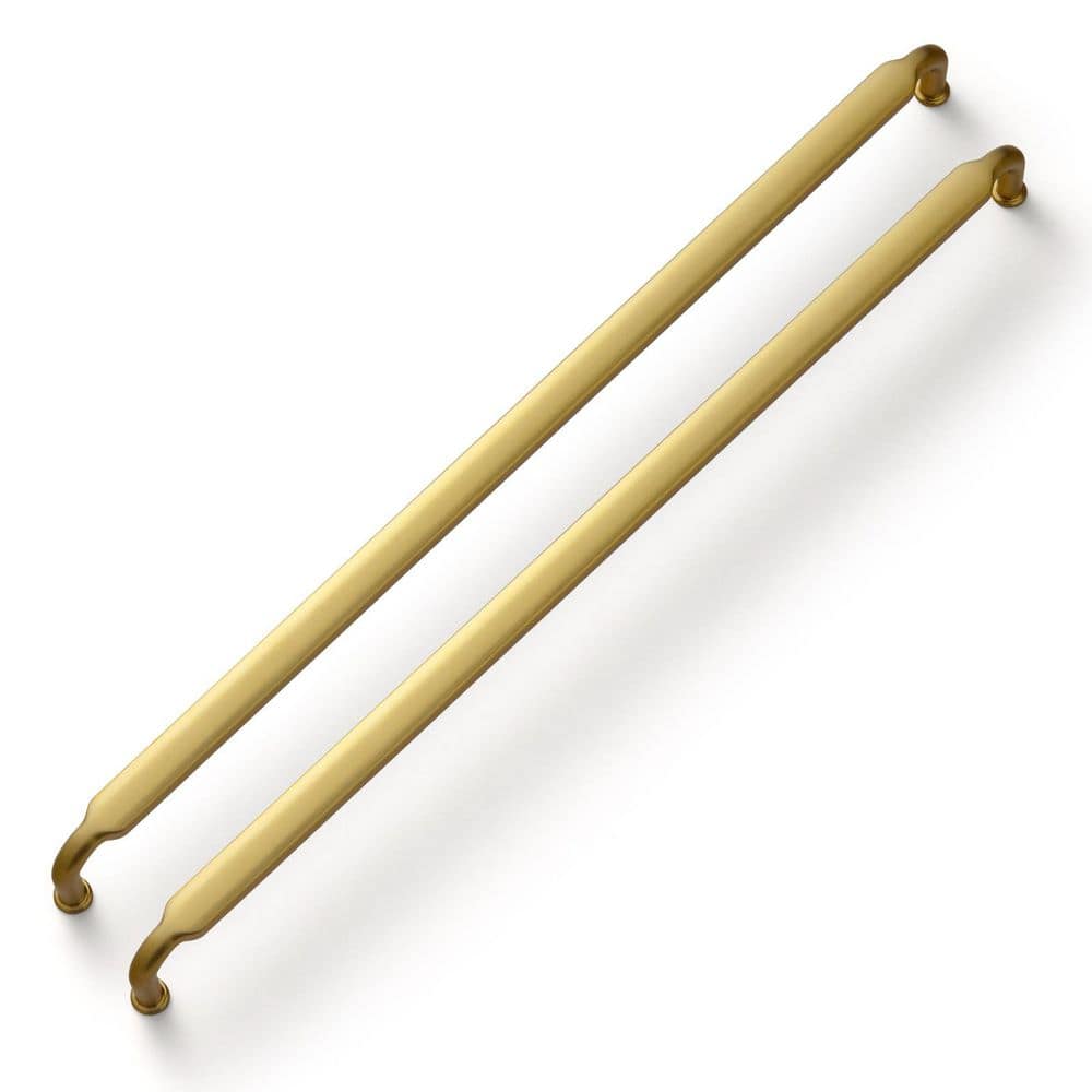 Goo-Ki 12-Pack 12-5/8 in. (320mm) Modern Brushed Gold Zinc Alloy ...