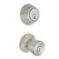 Defiant Simple Series Round Satin Nickel Hall and Closet Door Knob ...