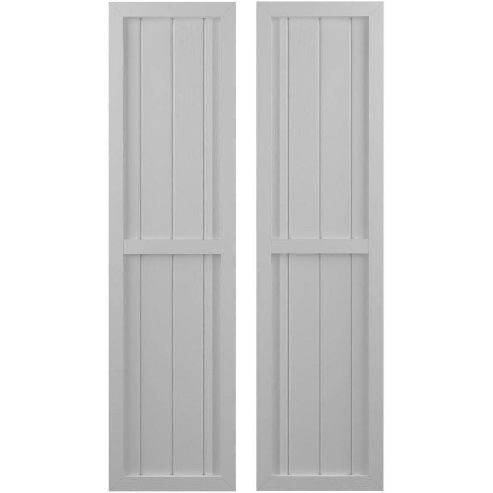 Ekena Millwork 14 in. W x 43 in. H Americraft 4 Board Exterior Real ...