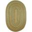 Rhody Rug Revere Olive 5 ft. x 8 ft. Oval Indoor/Outdoor Braided Area ...