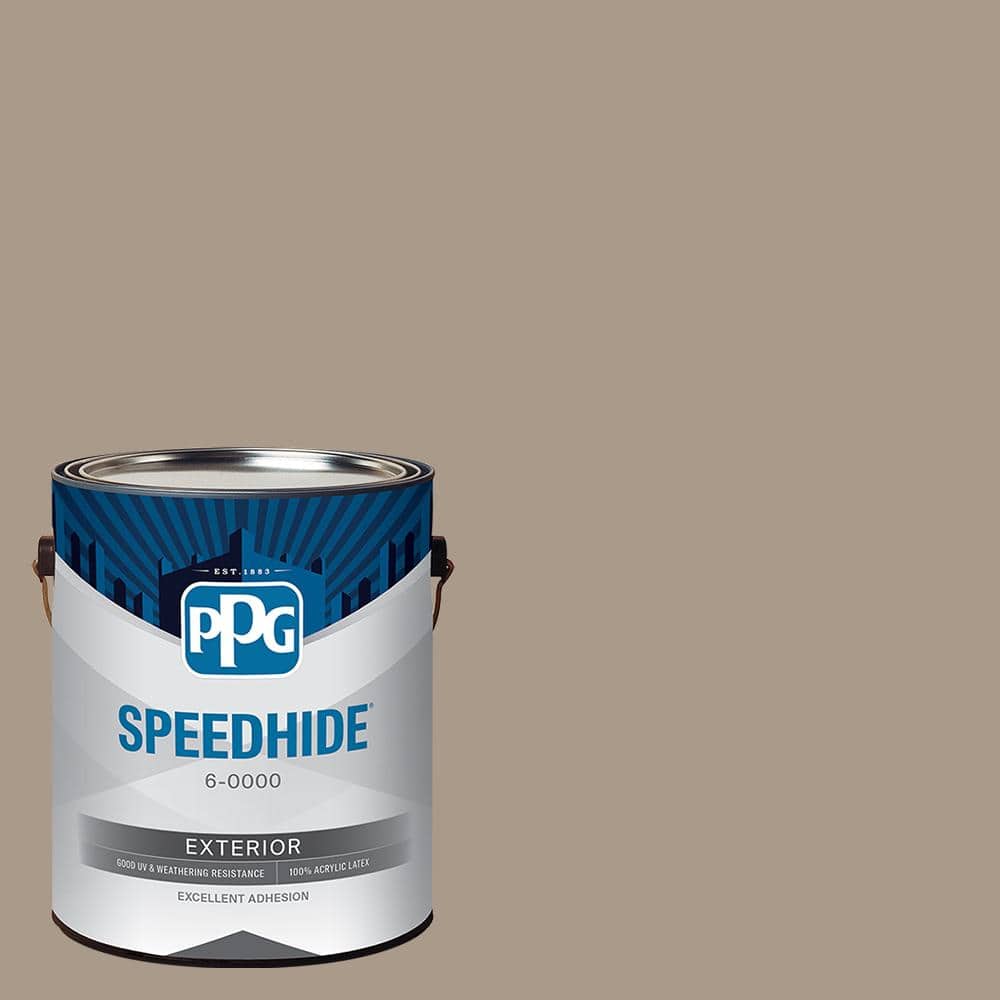 SPEEDHIDE 1 gal. PPG1021-4 Diversion Flat Exterior Paint PPG1021-4SX ...