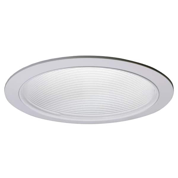 HALO E26 Series 6 in. White Recessed Ceiling Light Baffle with White ...