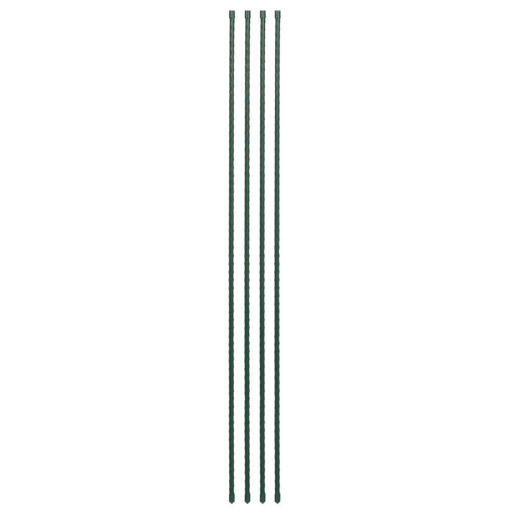 Vigoro 4 ft. Plastic Garden Stakes Value Pack, Plant Support Stakes for ...