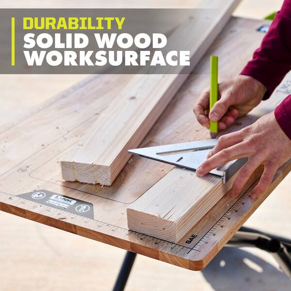 RYOBI SPEED BENCH 23 in. W x 20 in. D Mobile Workstation with LINK Tool ...