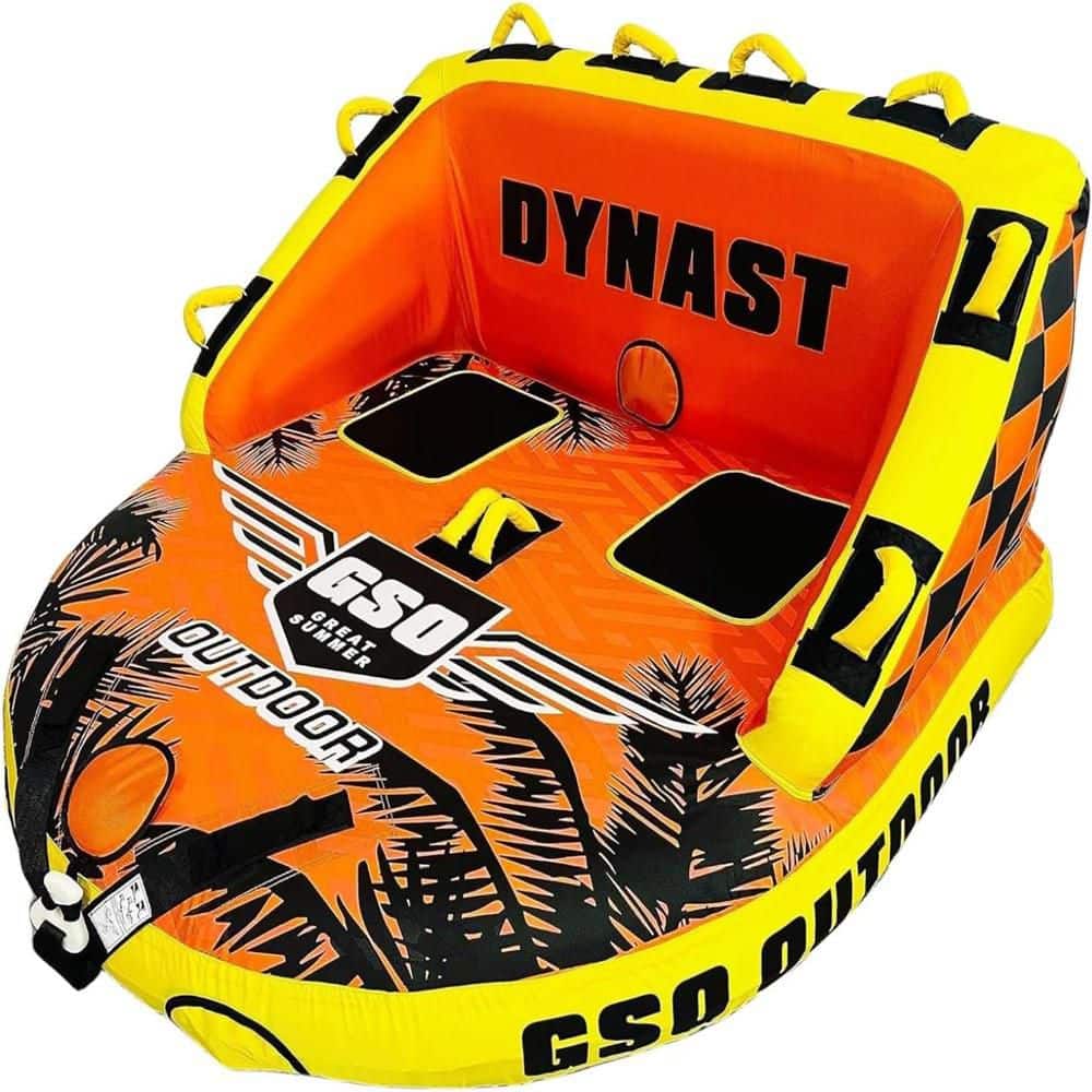 VEIKOUS 3-Person 30 in. Inflatable Towable Water Boat Tubes SO0101-01 ...