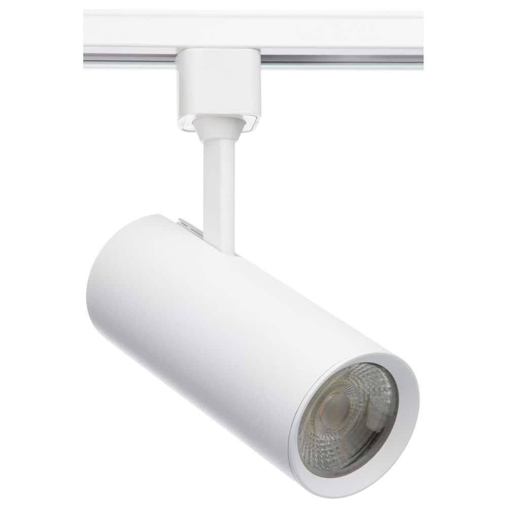 SATCO White Integrated LED Fixed Track Cylinder Head, 20-Watt 3000K ...