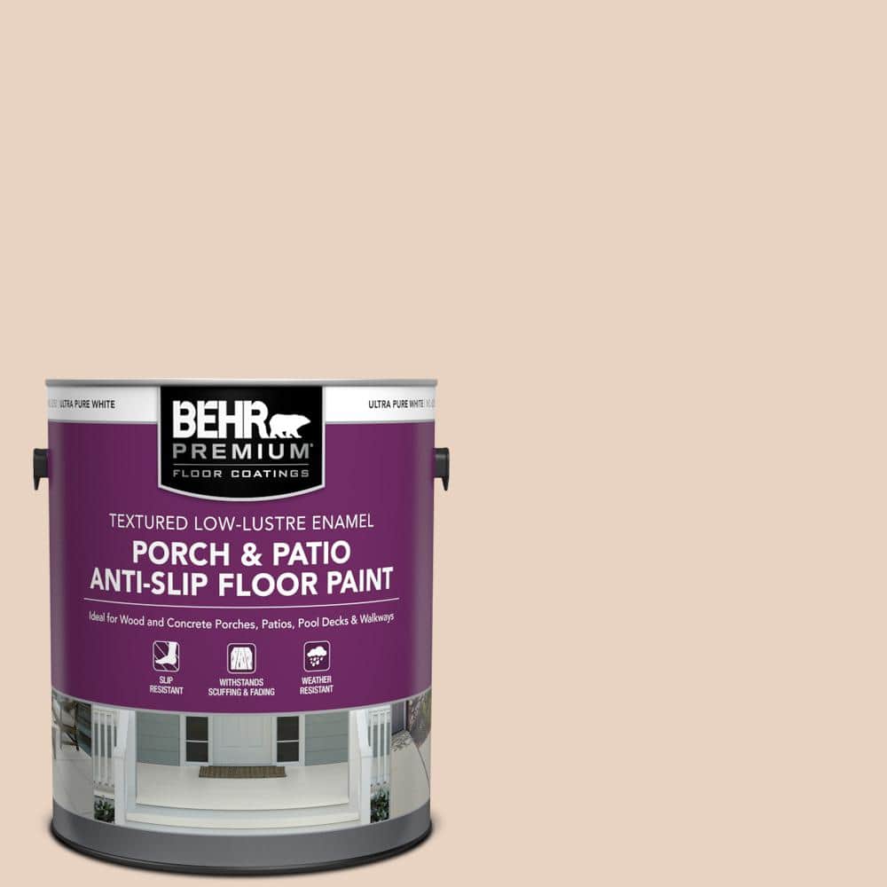 BEHR PREMIUM 1 gal. #S200-1 Conch Shell Textured Low-Lustre Enamel ...