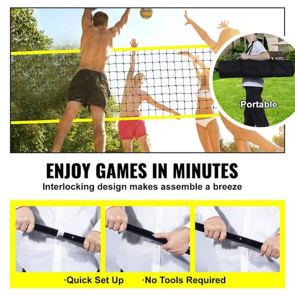 Wallyball Equipment Best Portable Outdoor Volleyball Net Systems