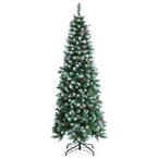 GERSON INTERNATIONAL 6 ft. H Electric Birch Bark Effect Lighted Tree ...