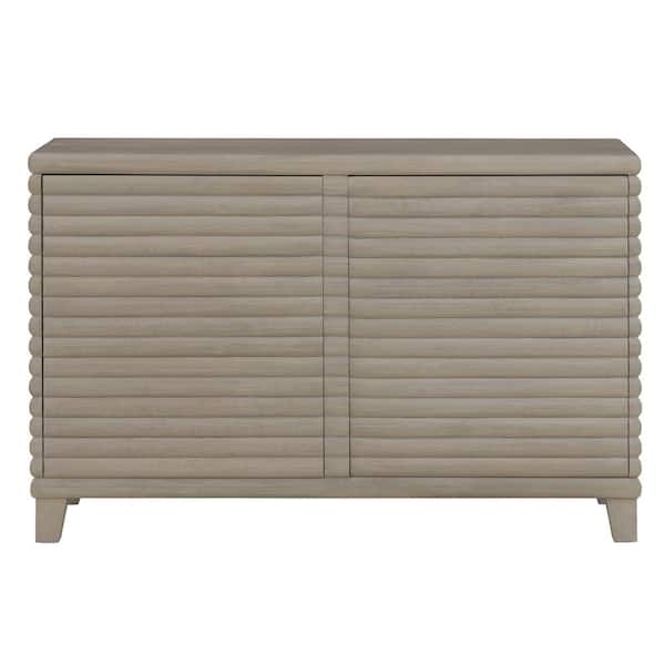 Steve Silver Lily Greige Gray Wood 54 in. Sideboard Server LLY500SV ...