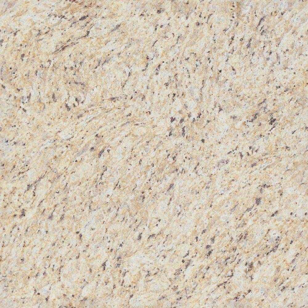 FORMICA 5 ft. x 12 ft. Laminate Sheet in Santa Cecilia Gold with ...