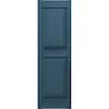 Builders Edge 14.75 in. x 51 in. Raised Panel Vinyl Exterior Shutters ...