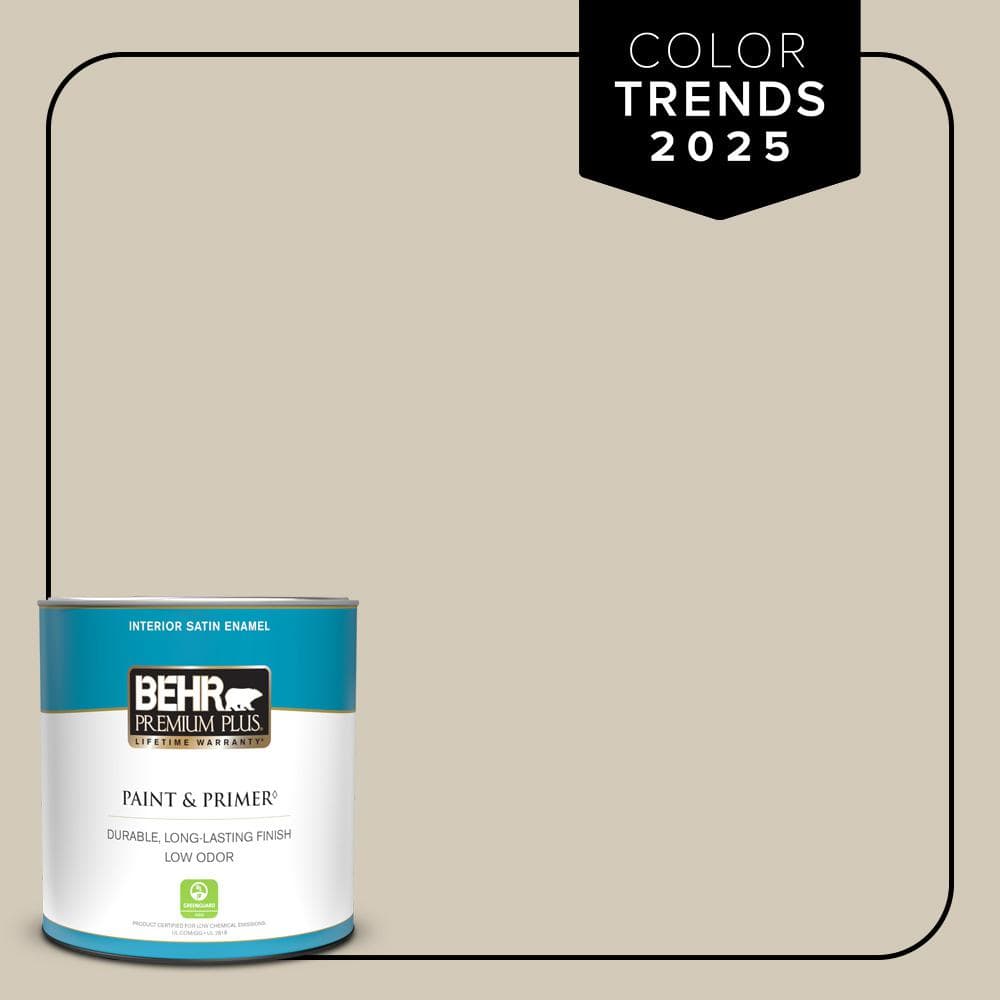 BEHR PREMIUM PLUS 1 qt. Designer Collection #DC-010 Even Better Beige ...