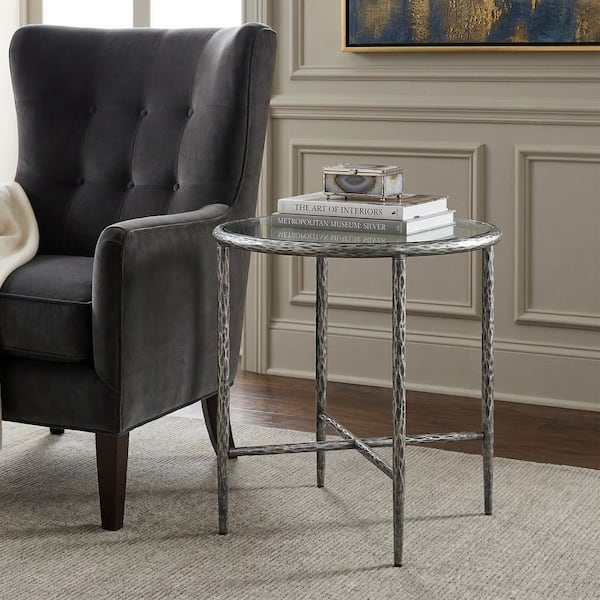 Reviews for Furniture of America Parto 30 in. Modern Forged Gray Metal ...