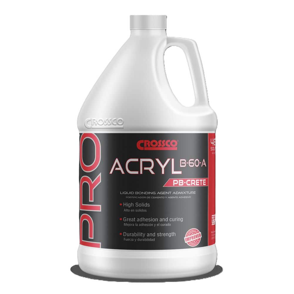 Crossco Acryl B60 Liquid Bonding Agent Admixture - 1 Gal. PA057-4 - The ...