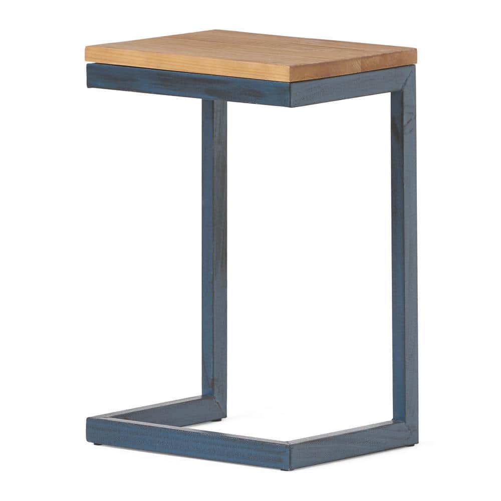 Noble House Oaklynn Antique Small C-Shaped Accent Table 9265 - The Home ...