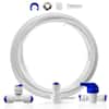 ISPRING Ultra Safe Fridge Water Line Connection and Ice Maker Kit for ...