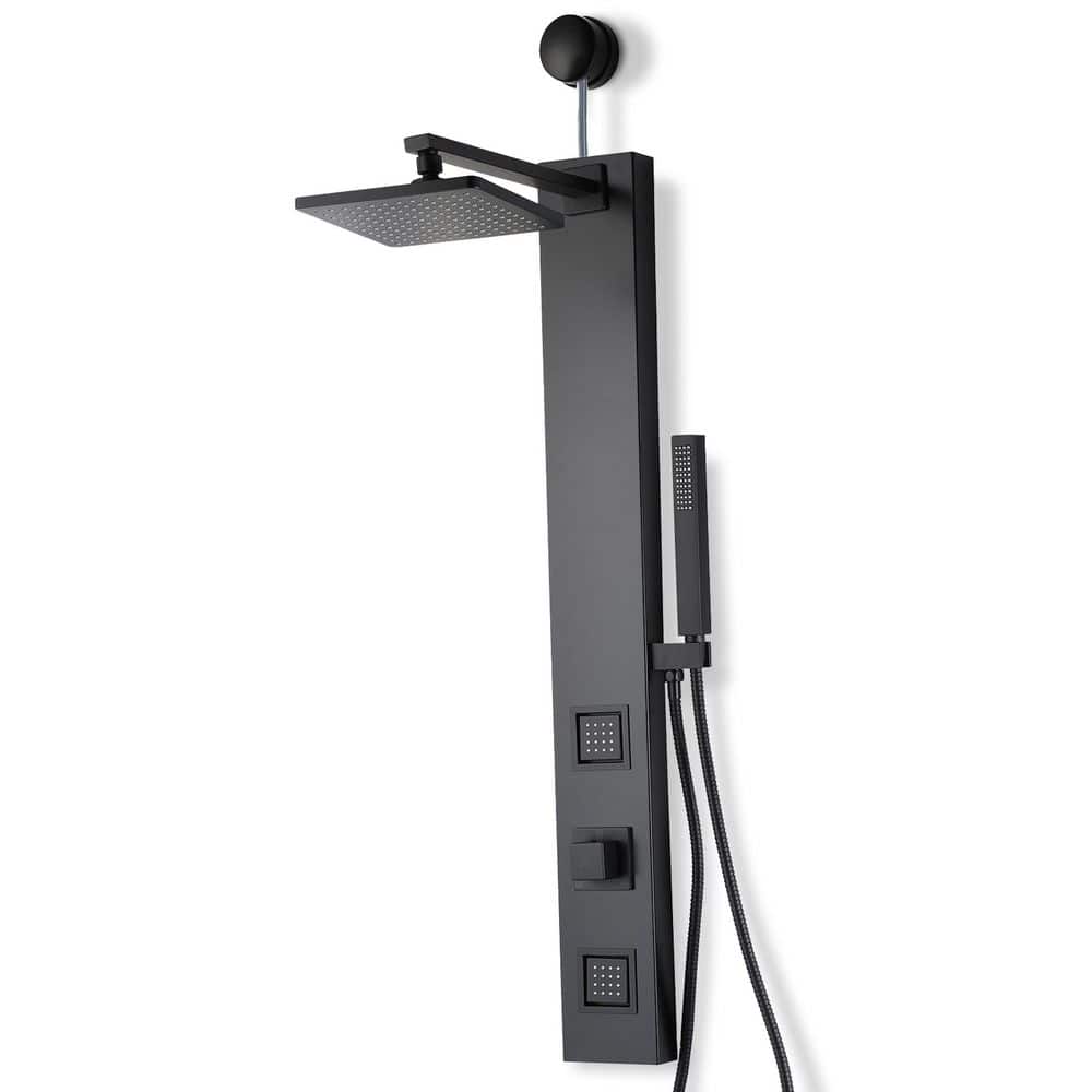 Reviews for ANZZI 39 in. 2-Jetted Shower with Heavy Rain Showerhead and ...