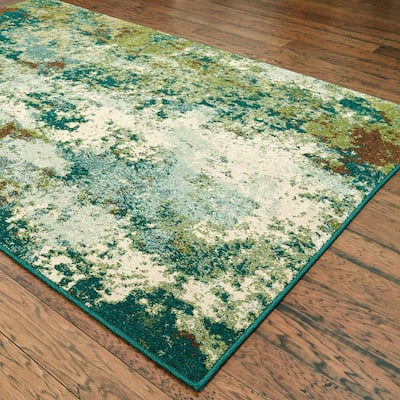 Blue/Green - Area Rugs - Rugs - The Home Depot