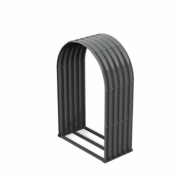 Runesay 36 in. x 18 in. x 54 in. Galvanized Steel Outdoor Corrugated ...