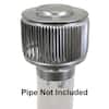 Active Ventilation 4 in. Dia Aura PVC Vent Cap Exhaust with Adapter for ...