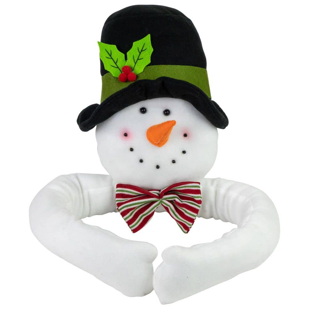 Northlight 25 in. Plush Snowman Christmas Tree Topper Unlit 35691729 ...