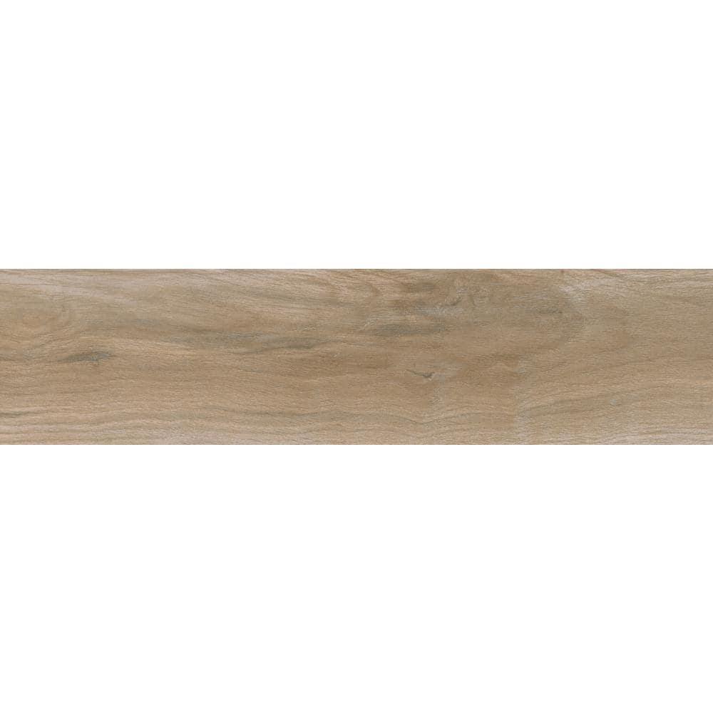 MSI Scala Light Brown 6 in. x 36 in. Matte Porcelain Floor and Wall ...