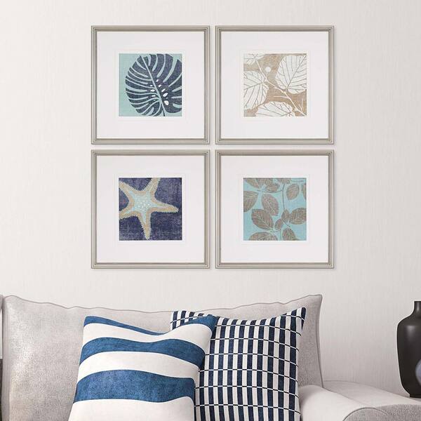 Paragon Coastal by Nicoll 4 Piece Framed Giclee Nature Art Print 18 in ...