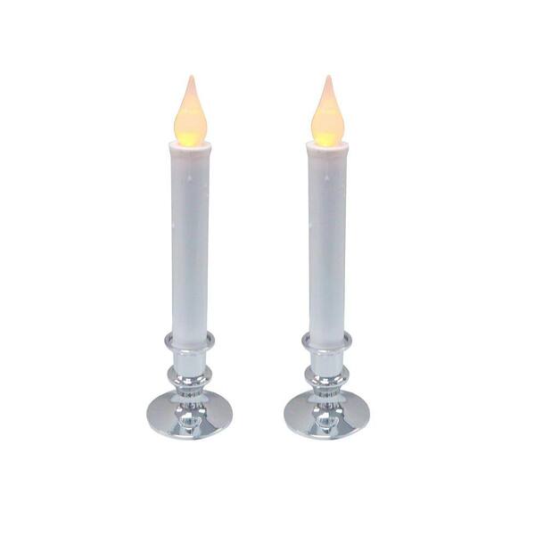 Home Accents Holiday Battery Operated Flickering LED Candle with Timer ...