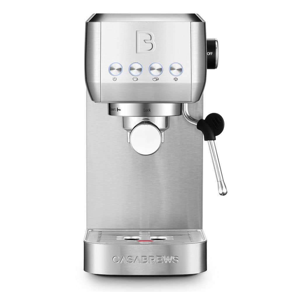 CASABREWS 3700 Essential 20-Cups Sliver Stainless Steel Espresso ...