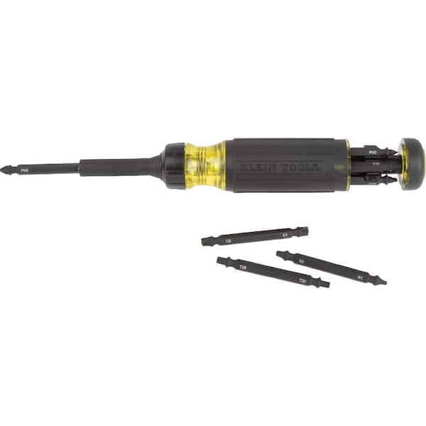 Klein Tools 15-in-1 Ratcheting Impact Multi-Bit Screwdriver 32305HD ...