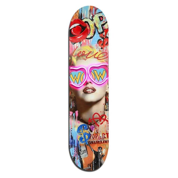 Classy Art 1 Piece Unframed Mixed Media People Wall Art 32 in. x 8 in ...