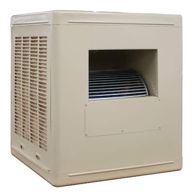 Hessaire 3,100 CFM 3-Speed Portable Evaporative Cooler (Swamp Cooler ...
