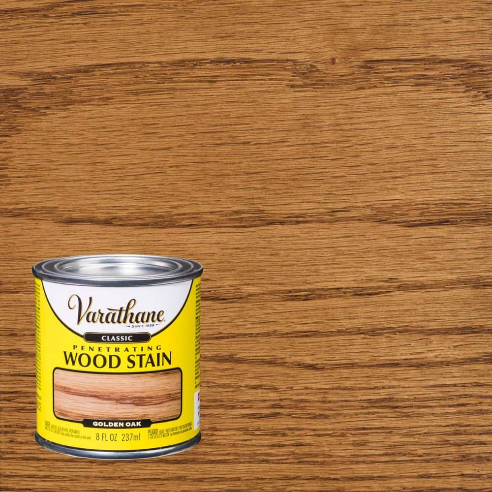 Varathane 8 oz. Golden Oak Classic Wood Interior Stain 339726 - The ...