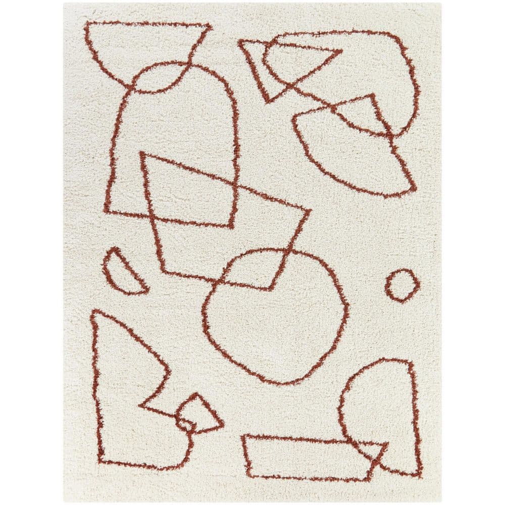 BALTA Pavel Rust 7 ft. 10 in. x 10 ft. Abstract Area Rug 3098701 - The ...