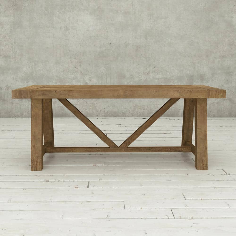 Urban Woodcraft Andora 78 in. Natural Dining Table natural 500H.78DT.FH ...